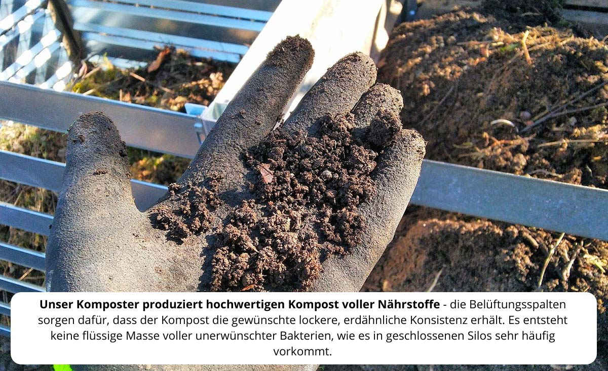 Bauer Komposter aus Metall 1 150 Liter | kaufbauer.de